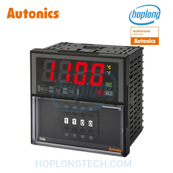 TD4L-14C Autonics - 100-240VAC - 4-20mA+SSR - 1 Relay