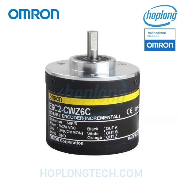 Encoder tương đối E6C2-CWZ1X 2000P/R 2M Omron Trục φ6mm