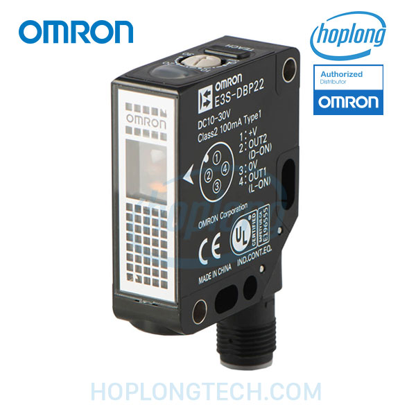 Cảm biến quang E3S-DBN11T 2M Omron - Hình hộp - 3.5m