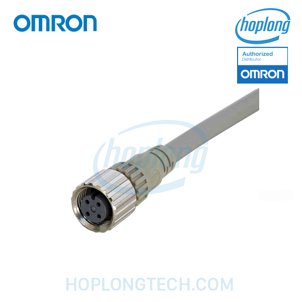 XS2F-G421-G80-F Omron - 1 đầu thẳng - 4 pin - M12 - 5m