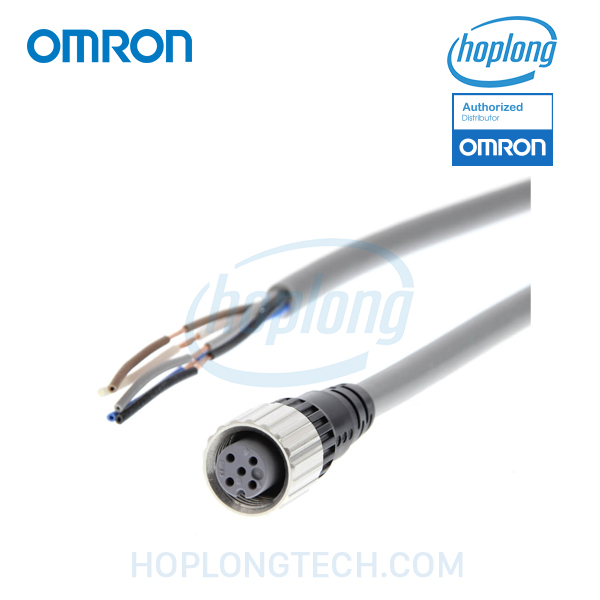 XS2F-D521-DG0-A Omron - 1 đầu thẳng - 5 pin - M12 - 2m
