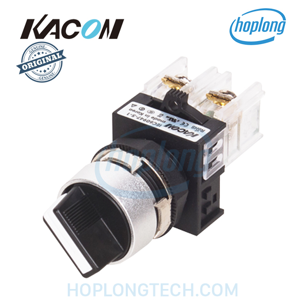 K25F-51Y-S3L Kacon - K25F Series - 3 vị trí - Phi 25 - 2NO