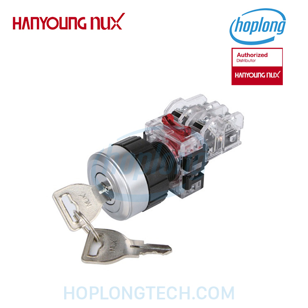 MRK-N3R1L Hanyoung - Phi 25 - MR Series - 3 vị trí - 1NO+1NC