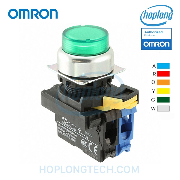 A22NL-RPM-TOA-G100-OB Omron - Phi 22 - (1NO) - Nhấn nhả