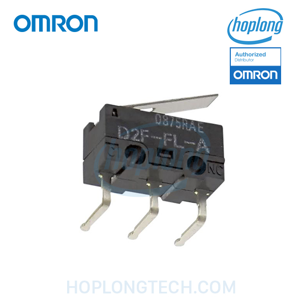 D2F-L-A Omron - D2F Series - 1NO+1NC - Pít tông đòn bẩy