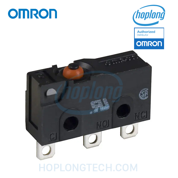 D2SW-3T Omron - D2SW Series, 1NO+1NC, Pít tông đỉnh đầu