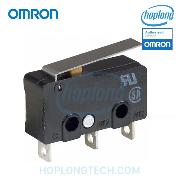 SS-01GL2-2D-T - Omron - 1NC - Con lăn đòn bẩy - Chân PCB