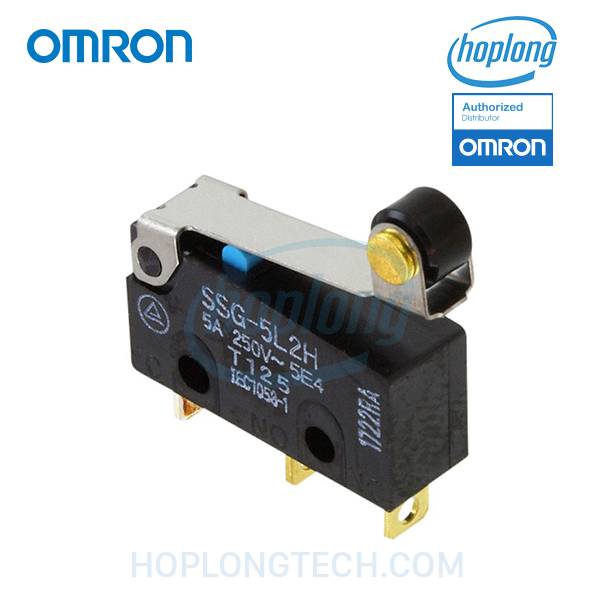 SSG-5L2P-5 - Omron - 1NO+1NC - Con lăn đòn bẩy - Chân PCB
