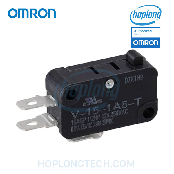 V-15-1A5-T BY OMI Omron - 1.96N - 1NO+1NC - Pin plunger