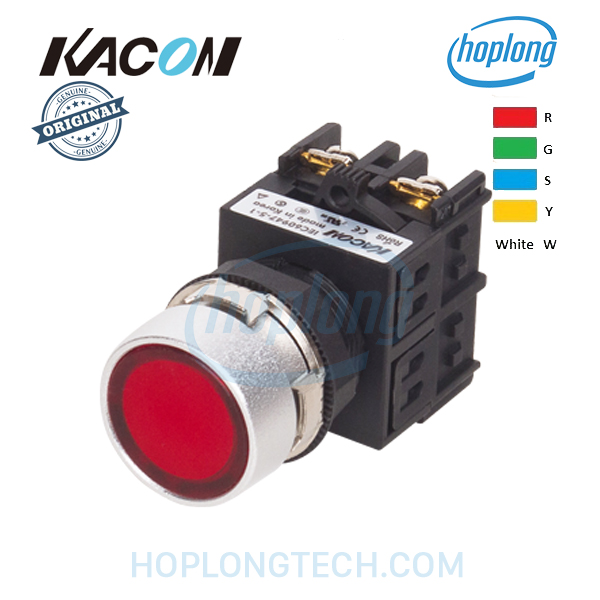 K25F-17K-12VDC Kacon - K25F Series - Phi 25 - 12VDC - Black