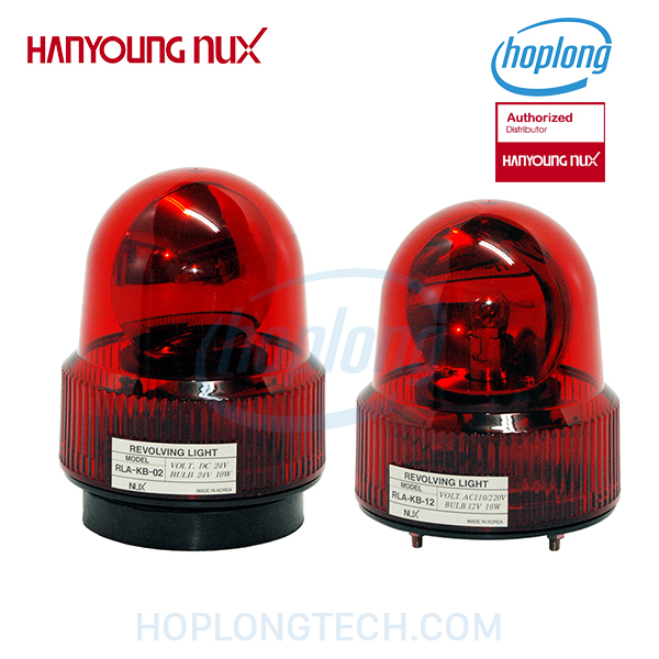 Đèn báo quay RLA-KB-02 Hanyoung Phi 118 - Đỏ - 24VDC