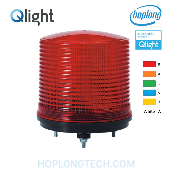 S125LSE-12/24-R Qlight - Phi 125 - Red - 12-24VDC