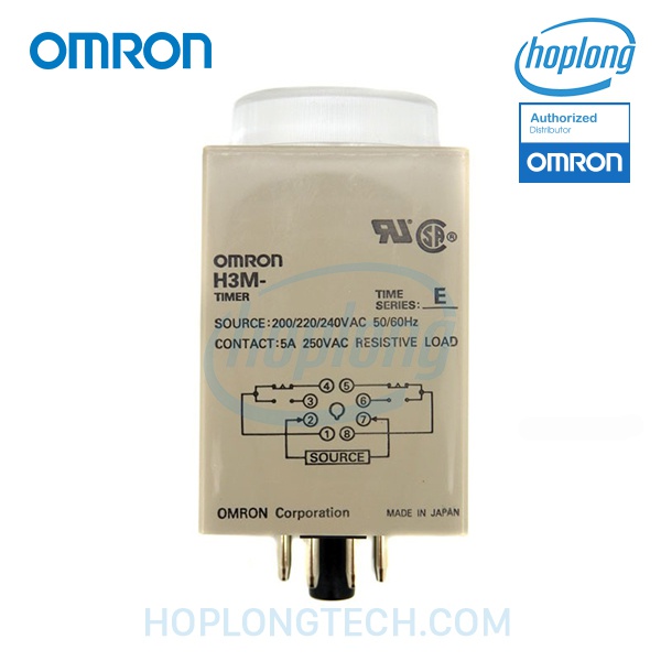 H3M DC24 B Omron - H3M Series | 24VDC - Relay 1NO/NC