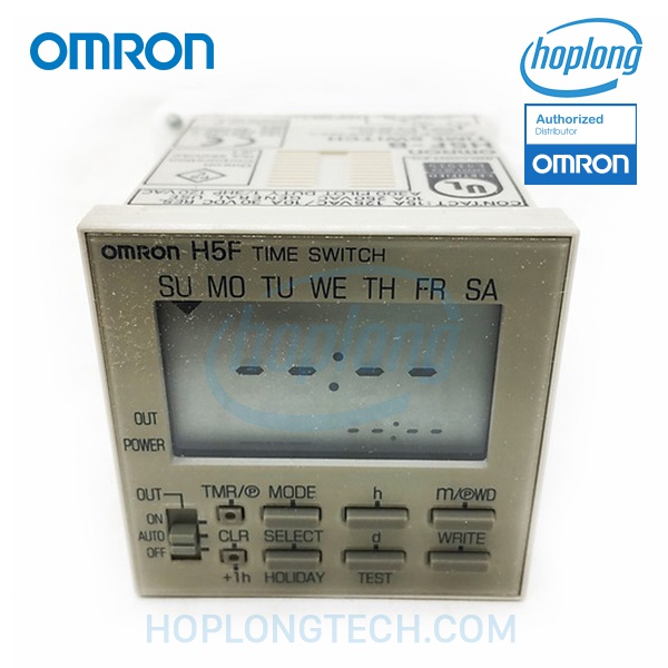 H5F-A Omron - H5F Series | 100-240VAC - Timer tuần - Relay NO
