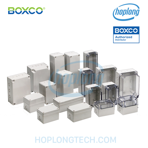 Hộp nhựa nắp bắt ốc BC-ATS-121707-K Boxco - Grey - Nắp trong