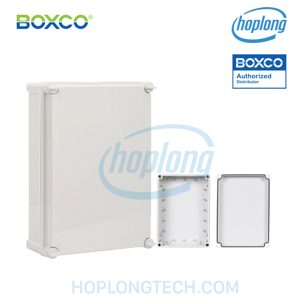 Hộp nhựa nắp bắt ốc BC-CTU-253510 Boxco - U Series - Grey