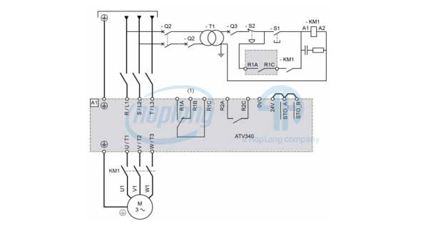 Cách đấu nối biến tần ATV340 Schneider Electric