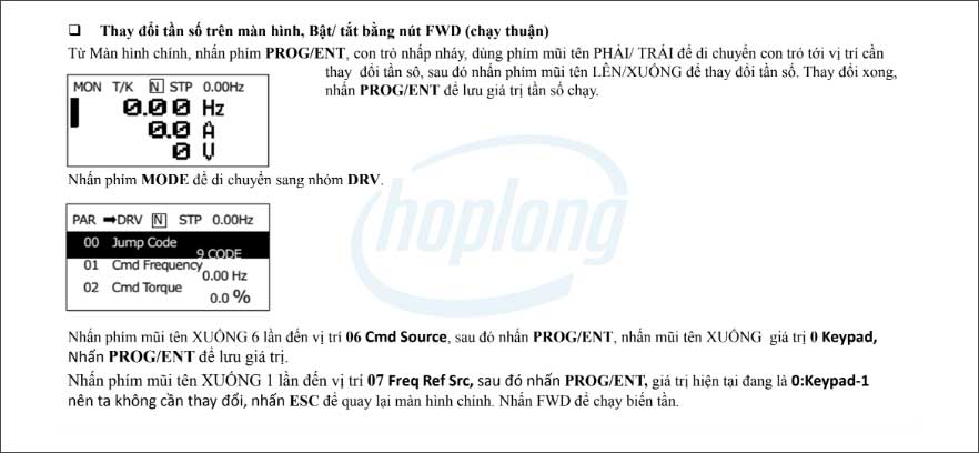 Hướng dẫn cài đặt, đấu nối biến tần iS7 LS