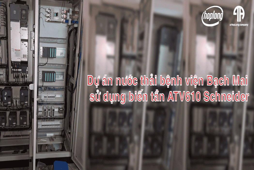 Dự án nước thải bệnh viện Bạch Mai sử dụng biến tần ATV610 Schneider