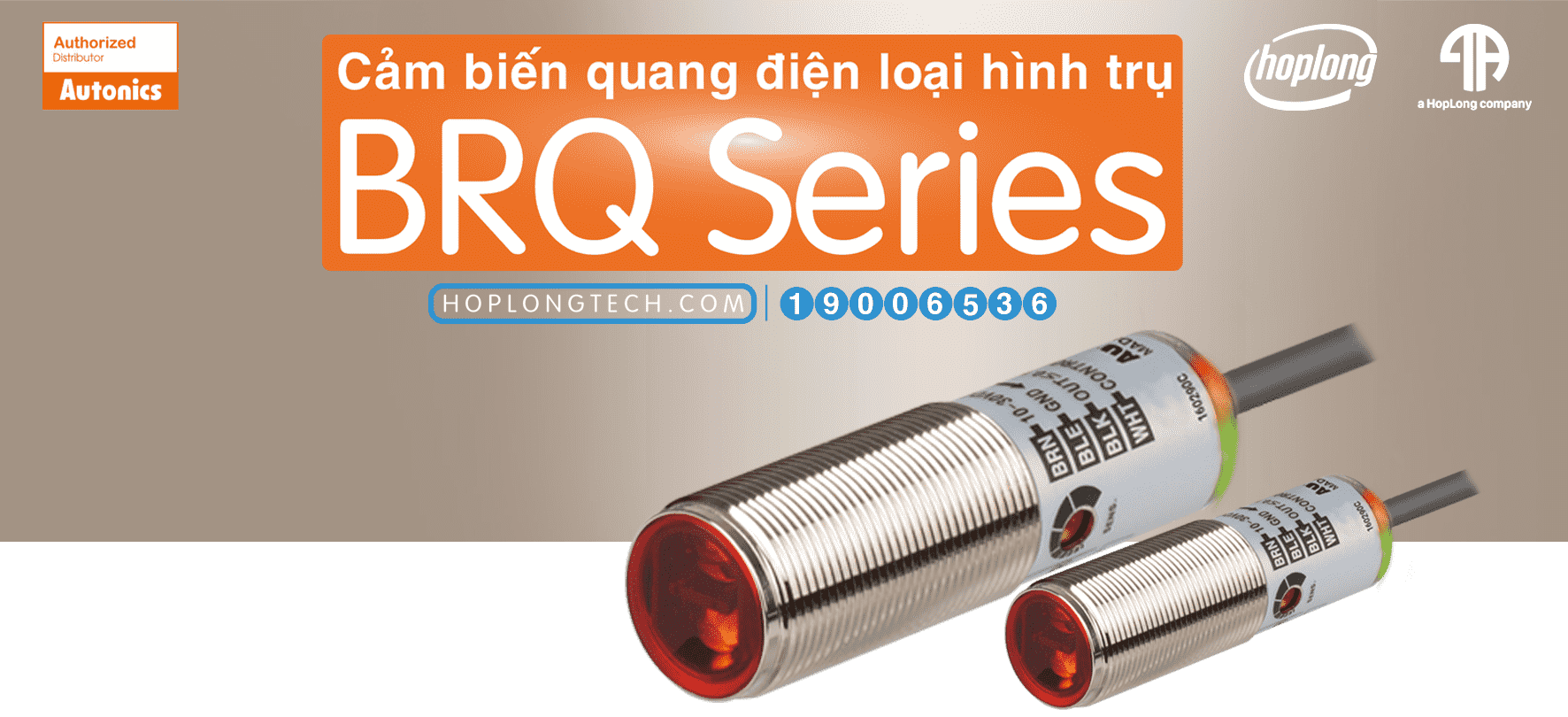 [ Giới Thiệu – Autonics ] Cảm biến quang điện BRQ Series loại hình trụ