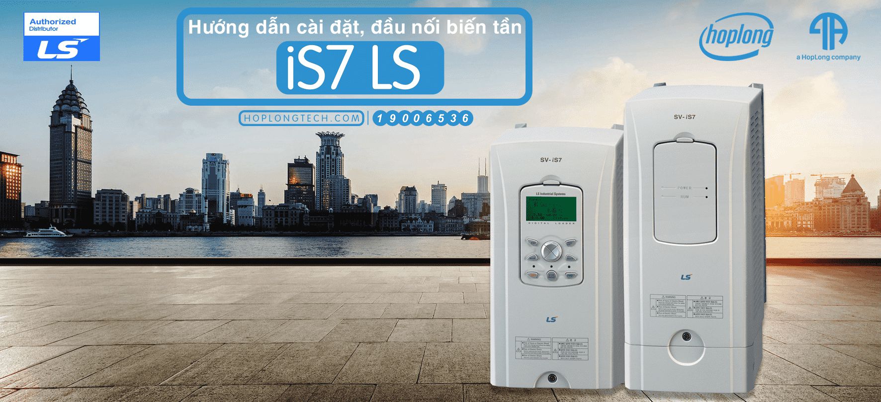 Hướng dẫn cài đặt, đấu nối biến tần iS7 LS