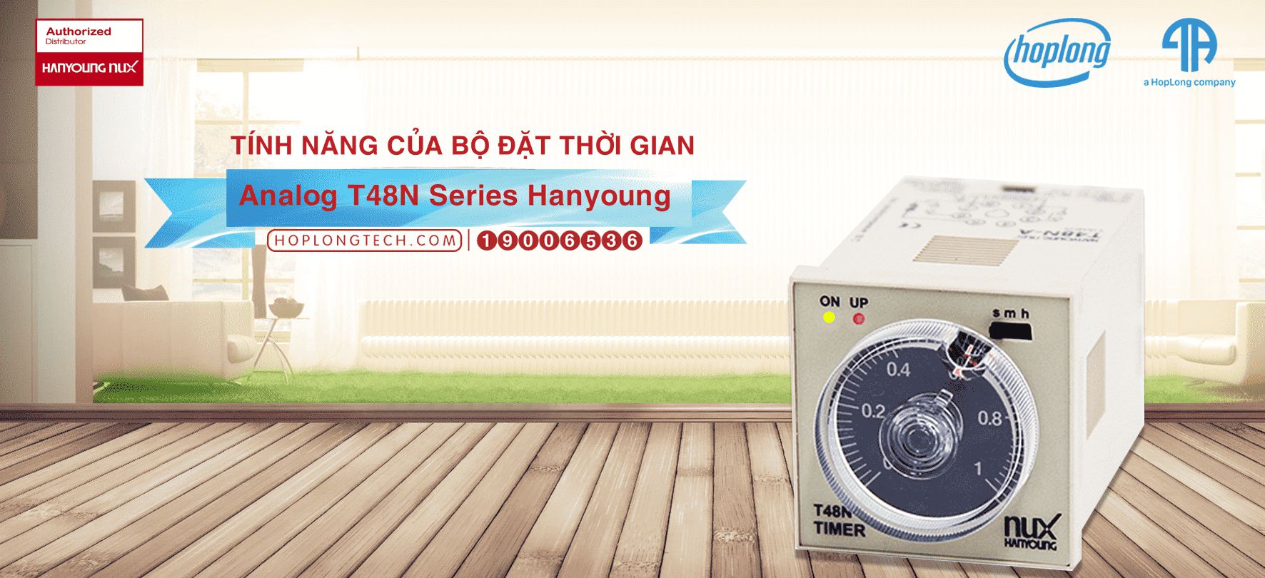 Bộ đặt thời gian Analog T48N Series Hanyoung