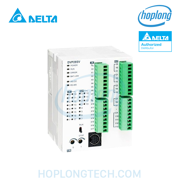 Bộ lập trình PLC DVP28SV11T2 Delta - 24VDC - 200Khz - I/O