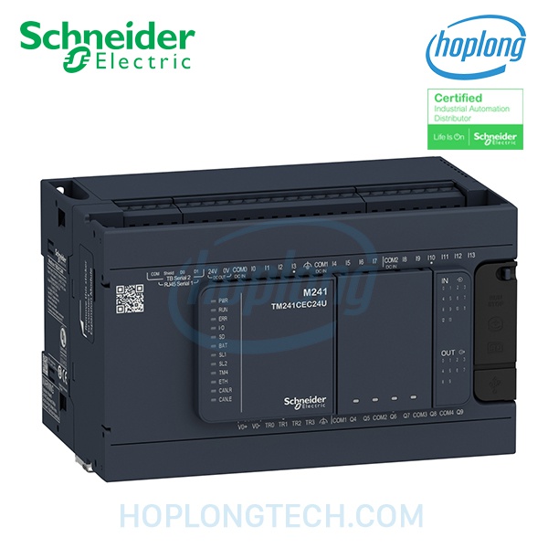 TM241C24U Schneider - M241 Series - CPU PLC - 24VDC - Giá tốt