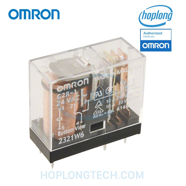Relay trung gian G2R-1-SNDI DC24(S) Omron - 1 Poles (5 chân)