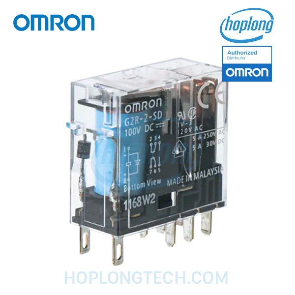 Relay trung gian G2R-2-SD DC24(S) Omron - 2 Poles (8 chân)