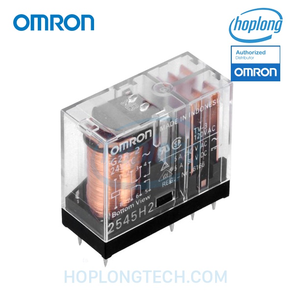 Relay trung gian G2R-2-S AC230(S) Omron - 2 Poles (8 chân)