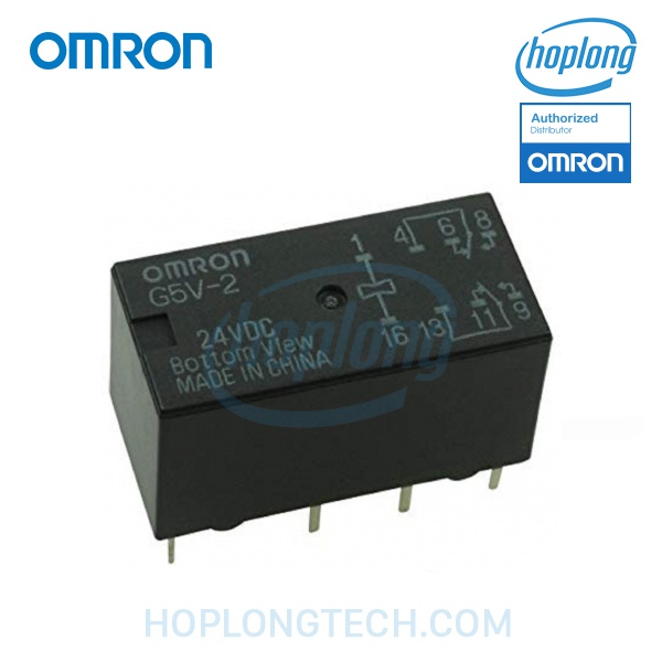 Relay trung gian G5V-2 DC24 Omron - 2 Poles (8 chân)