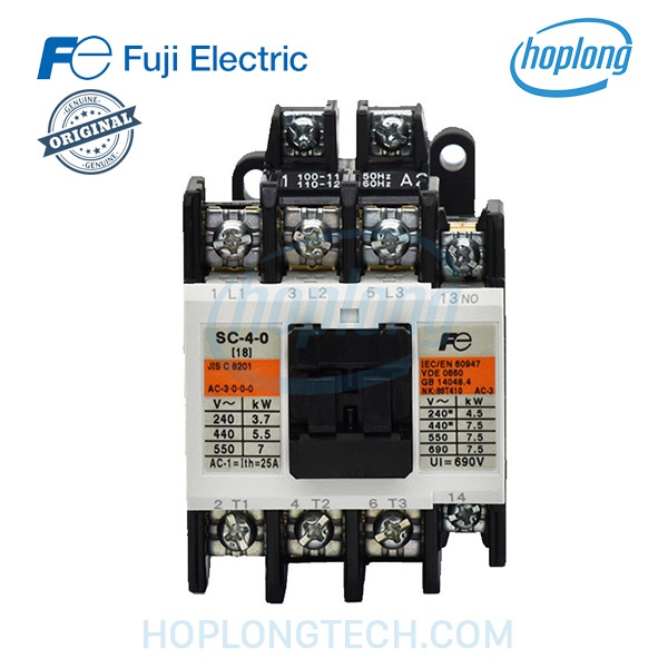 SC-4-0/G DC220V 1B Fuji - 3P - 16A - 220VDC - 1NC