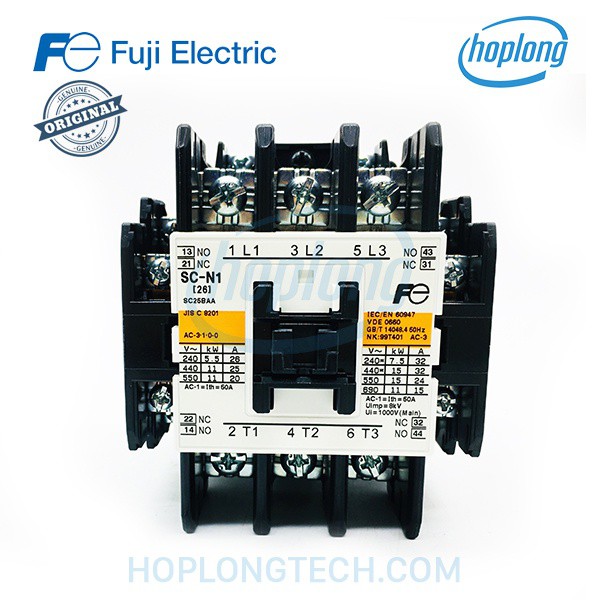 SC-N1/G DC110V Fuji - 3P - 32A - 2NO+2NC - 110VDC