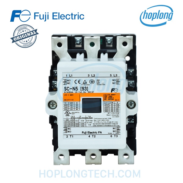 SC-N5A AC220V Fuji - 3P - 105A - 220VAC 50/60Hz - 2NO+2NC