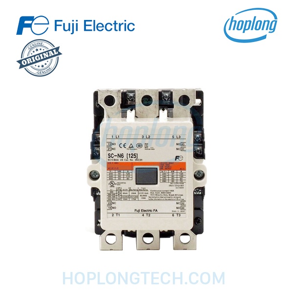 SC-N6 200V Fuji - 3P - 125A - 200VAC 50/60Hz - 2NO+2NC