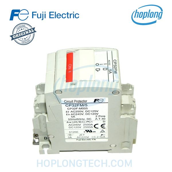 CP32FM/2 Fuji - CP32F Series, 2P, 2A, 2.5kA, 250VAC/65VDC