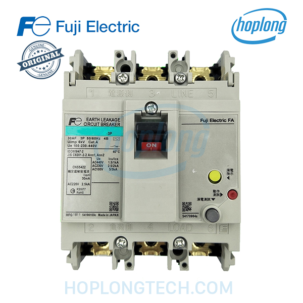 EW50EAG-3P030KX Fuji - EW50 Series - 3P - 2.5kA - 440VAC