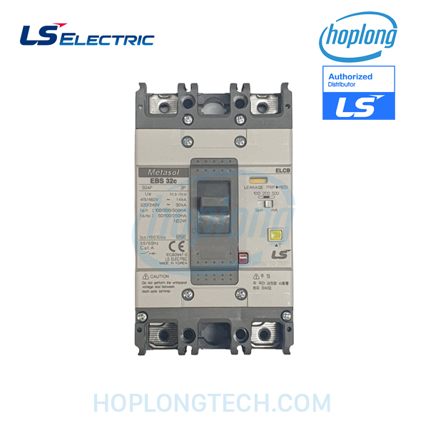Cầu dao chống dòng rò ELCB EBS32c-5A LS - 2P, 5A, 10kA