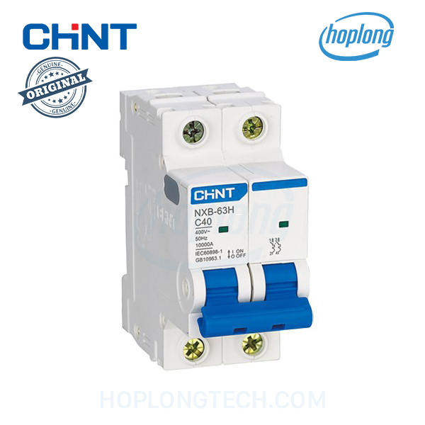 NXB-63H 2P 63A D-10kA Chint - NXB-63H Series - 2P - 63A