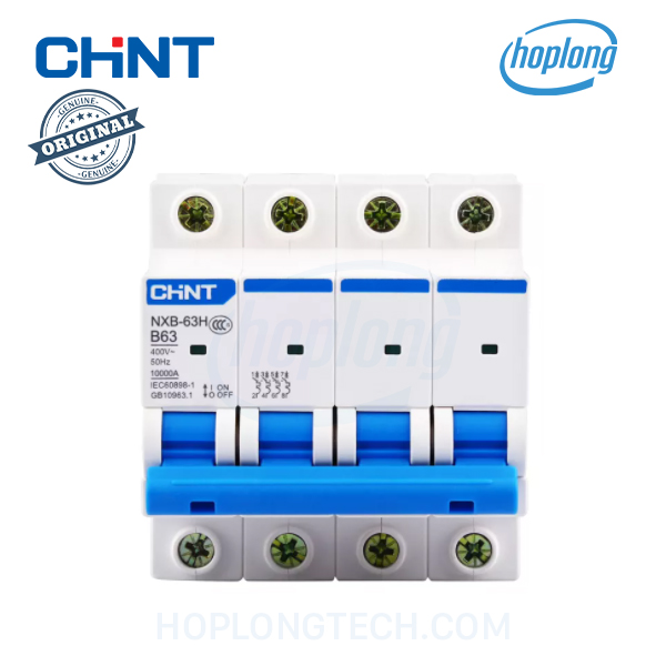 NXB-63H 3P+N 50A B-10kA Chint - NXB-63H Series - 4P - 50A