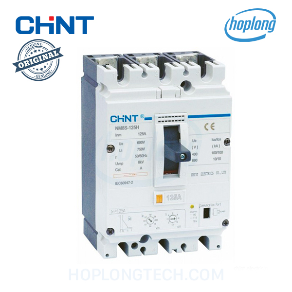 NM8-125R 3P 100A 150kA CHINT - NM8-125R Series - 3P - 100A