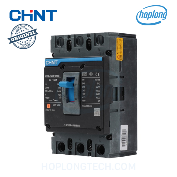 NXM-250S 3P 175A 35kA CHINT - NXM-250 Series - 3P - 175A