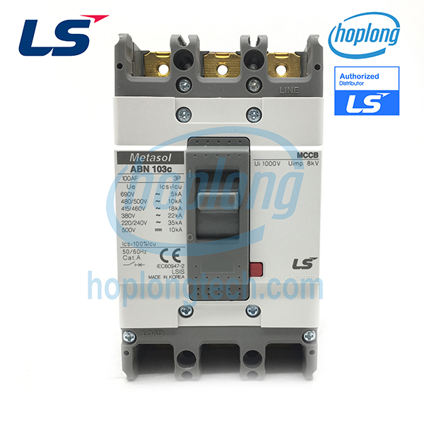 ABN103c 50A LS - ABN Series - 3P - 50A - 18kA - 500-550V AC