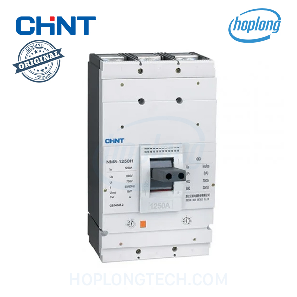 NM8-1250H 3P 800A 70kA CHINT - NM8-1250H Series - 3P - 800A
