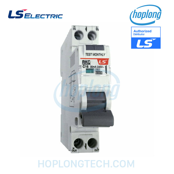 RCBO RKC 1P+N 16A 6kA 30mA LS - 1P+N - 16A, 6kA, 30mA