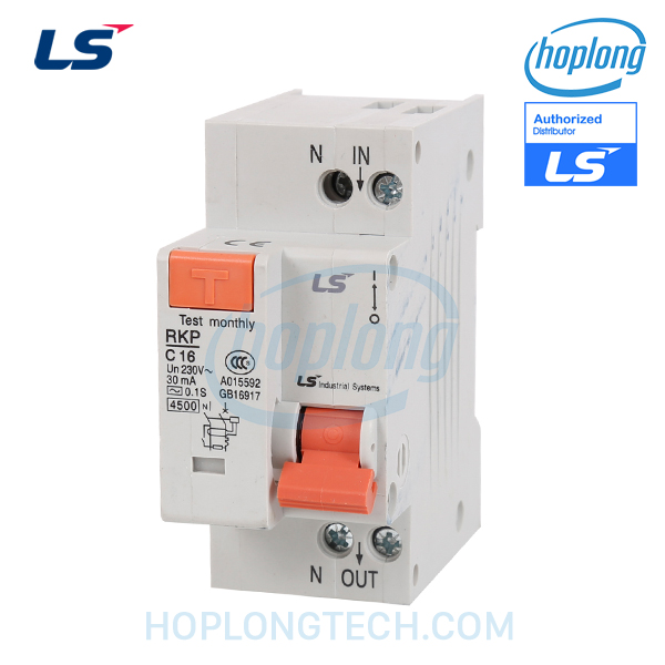 RCBO RKP 1P+N 6A 4.5kA 30mA LS - 1P+N - 6A, 4.5kA, 30mA
